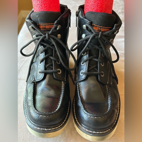 Harley-Davidson | Shoes | Harley Davidson Mens Black Beau Boots 9m Oil ...